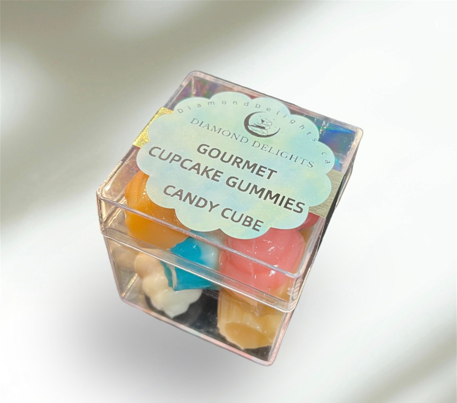 Gourmet Cupcakes Candy Cube Candy Gummies, Novelty Candy Bag, Unique Gift, Gummy Marshmallow ...