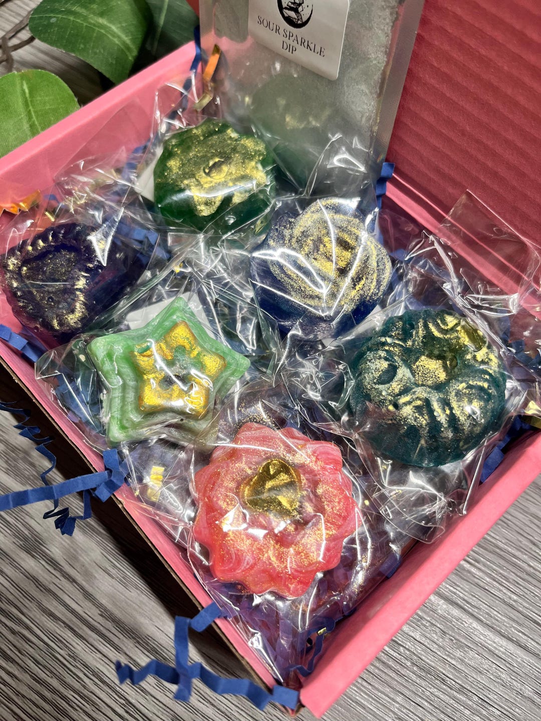 Gushers Crystal Candy Box: Vegan Kohakutou With Sour Dip - Etsy