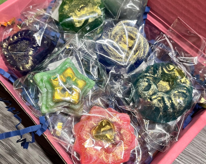 The Gemmies Handmade Kohakutou Candy, Multiple Flavored, Crystal Candy ...