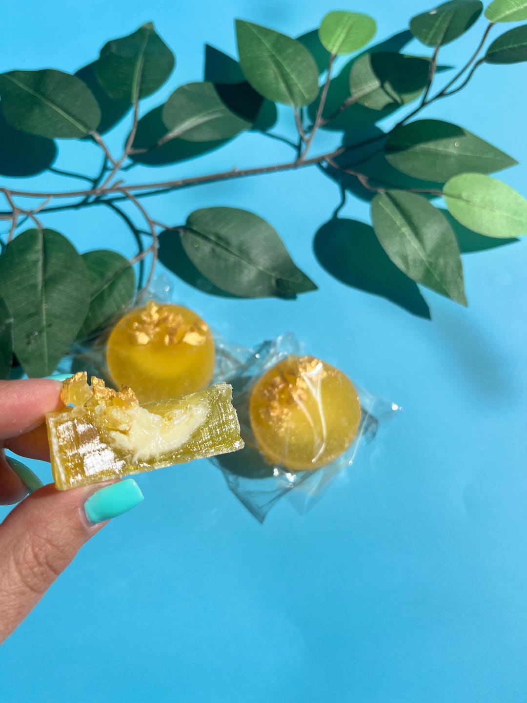 Lemon Citrus Cheesecake Crystal Candy – Stuffed Kohakutou Gem ...
