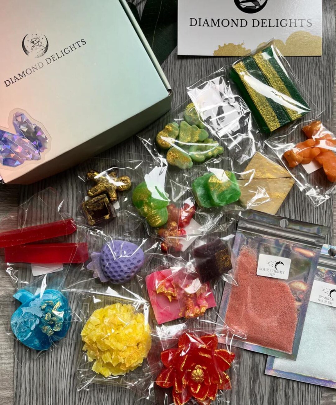 Ultimate Mystery Crystal Candy Treasure Box – Gourmet Gems With Sour ...