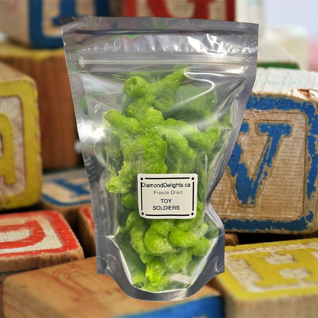 Freeze Dried Toy Soldiers Candy Gummies Novelty Candy Bag - Etsy