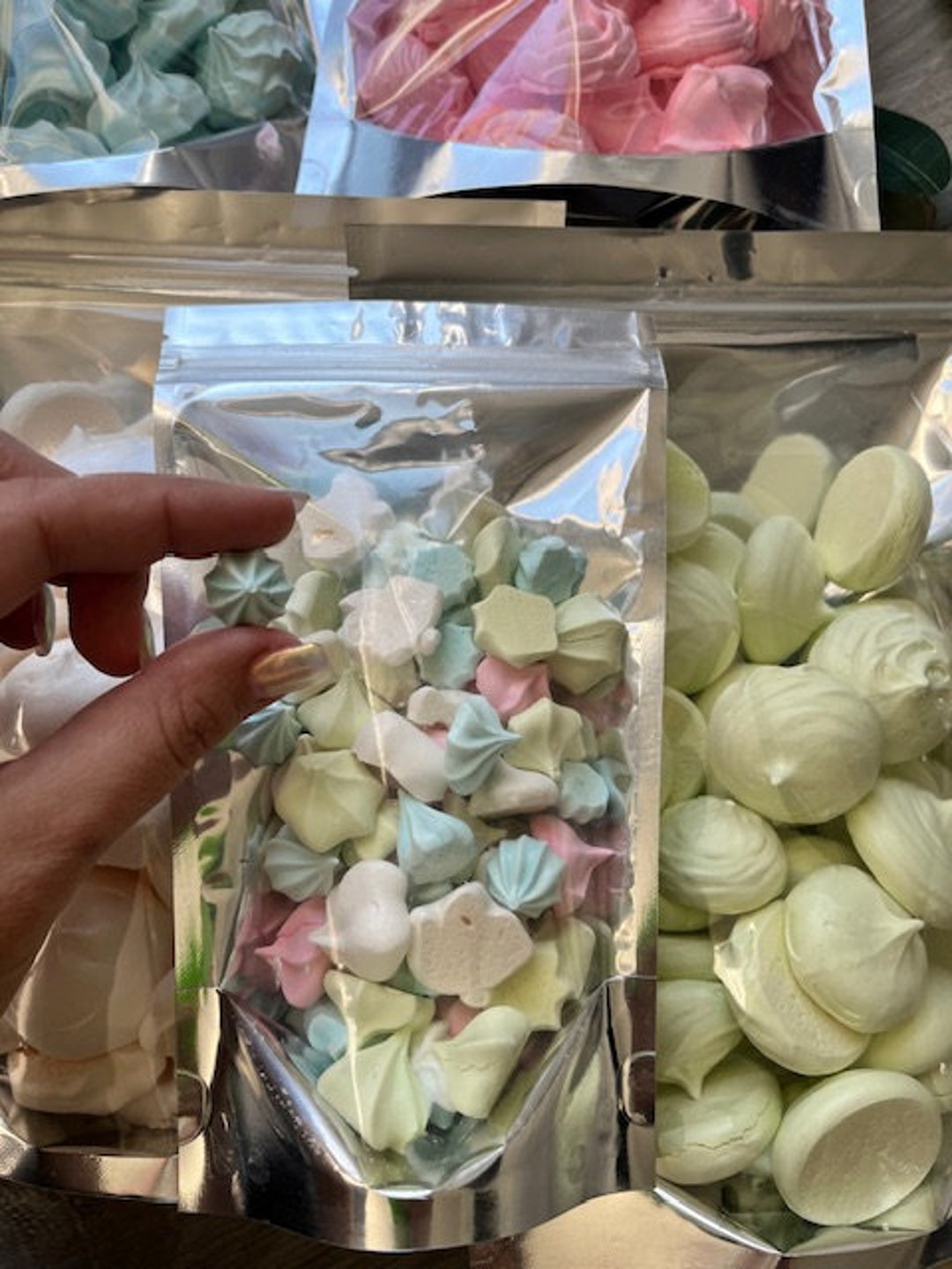 MINI MERINGUES Assorted FLAVOURS // Tiny Cookies // Meringue Sugar ...