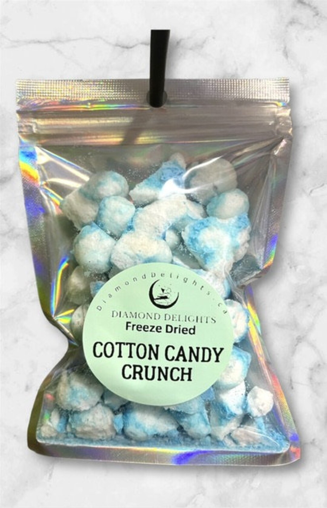 Freeze Dried Cotton Candy Crunch, Diamond Delights Candy, Crispy Asmr ...