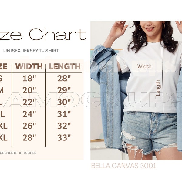 Size Chart - Etsy