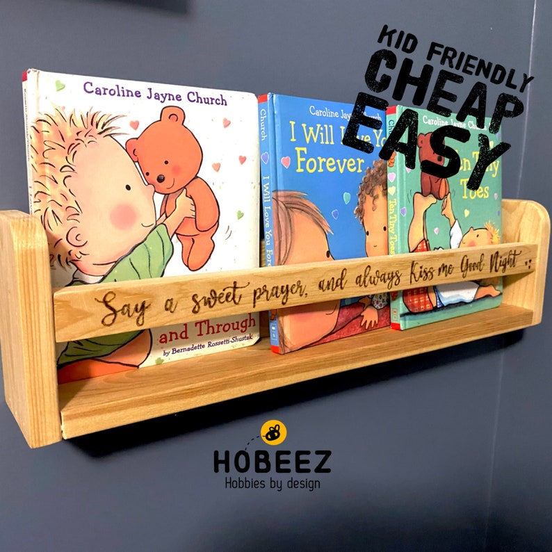 DIY Plans for Cute Book Shelf. Easy and Cheap. Build With Your Kids ...