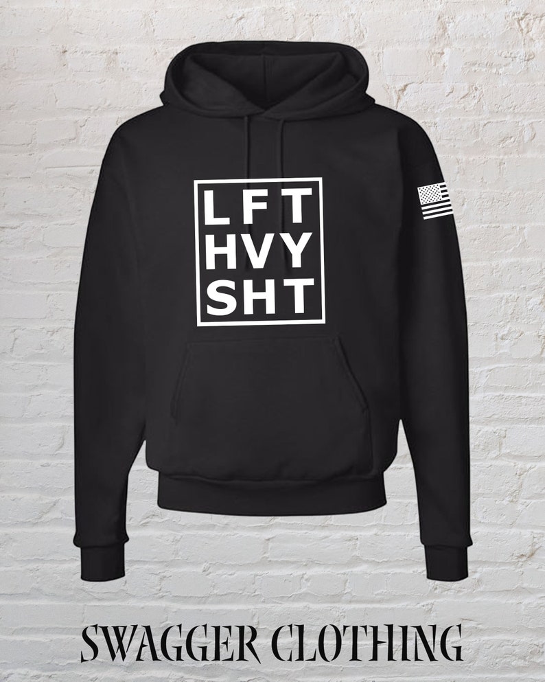 LFT HVY SHT Gym Hoodie for Men Women Girls Sweatshirt Training Design Graphic Hoodie Sweater Gym ...