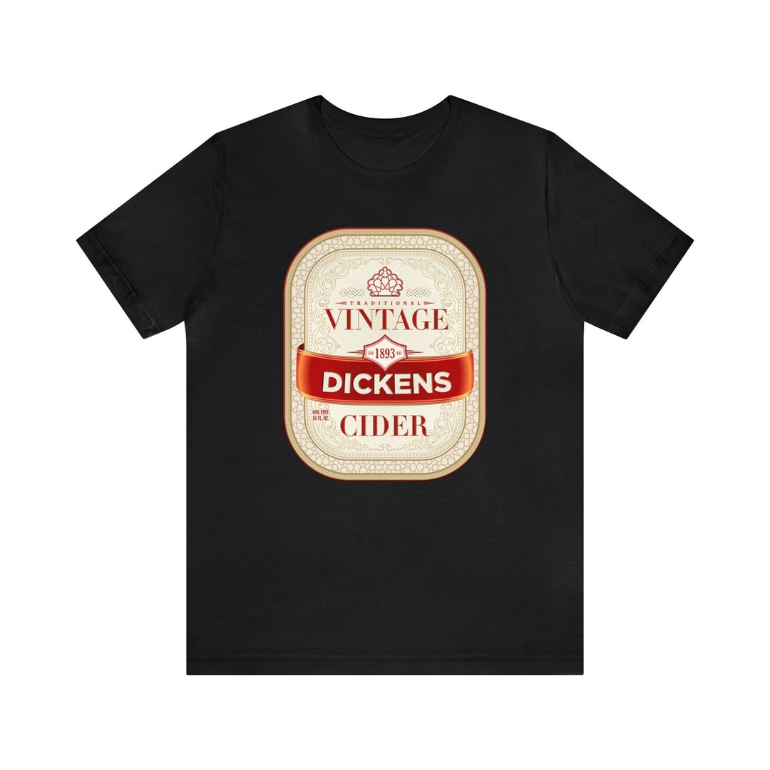 Vintage Dickens Cider Light T-shirt, Graphic T-shirt, Graphic Tshirt ...