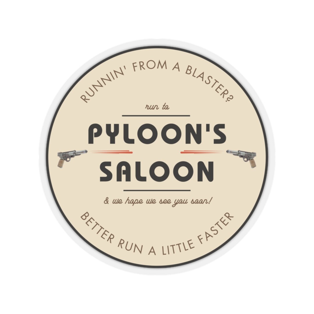 Jedi Survivor Star Wars Pyloon's Saloon Sticker - Etsy