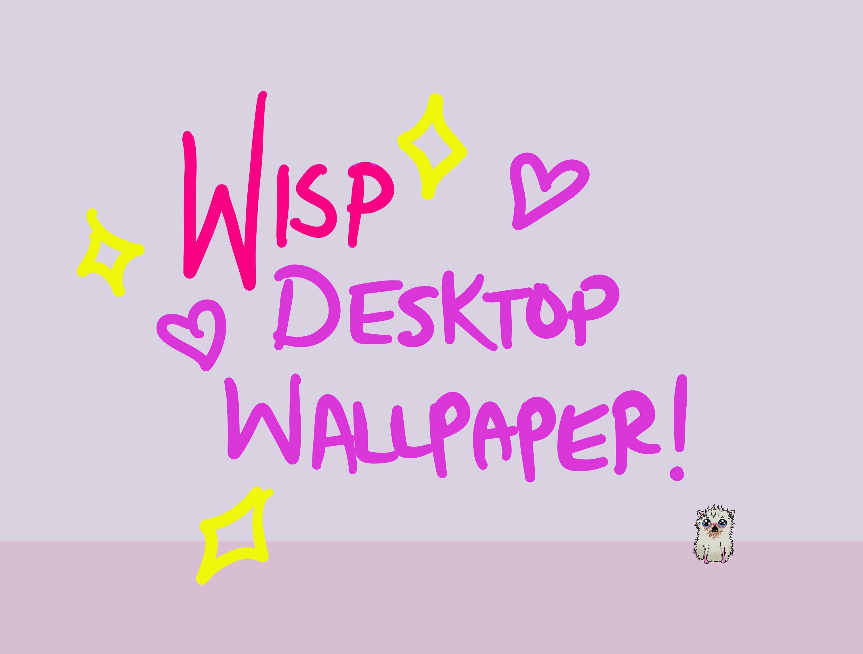 Wisp Charity Desktop Wallpaper! Two Drawings of This Skrangly Nasty ...
