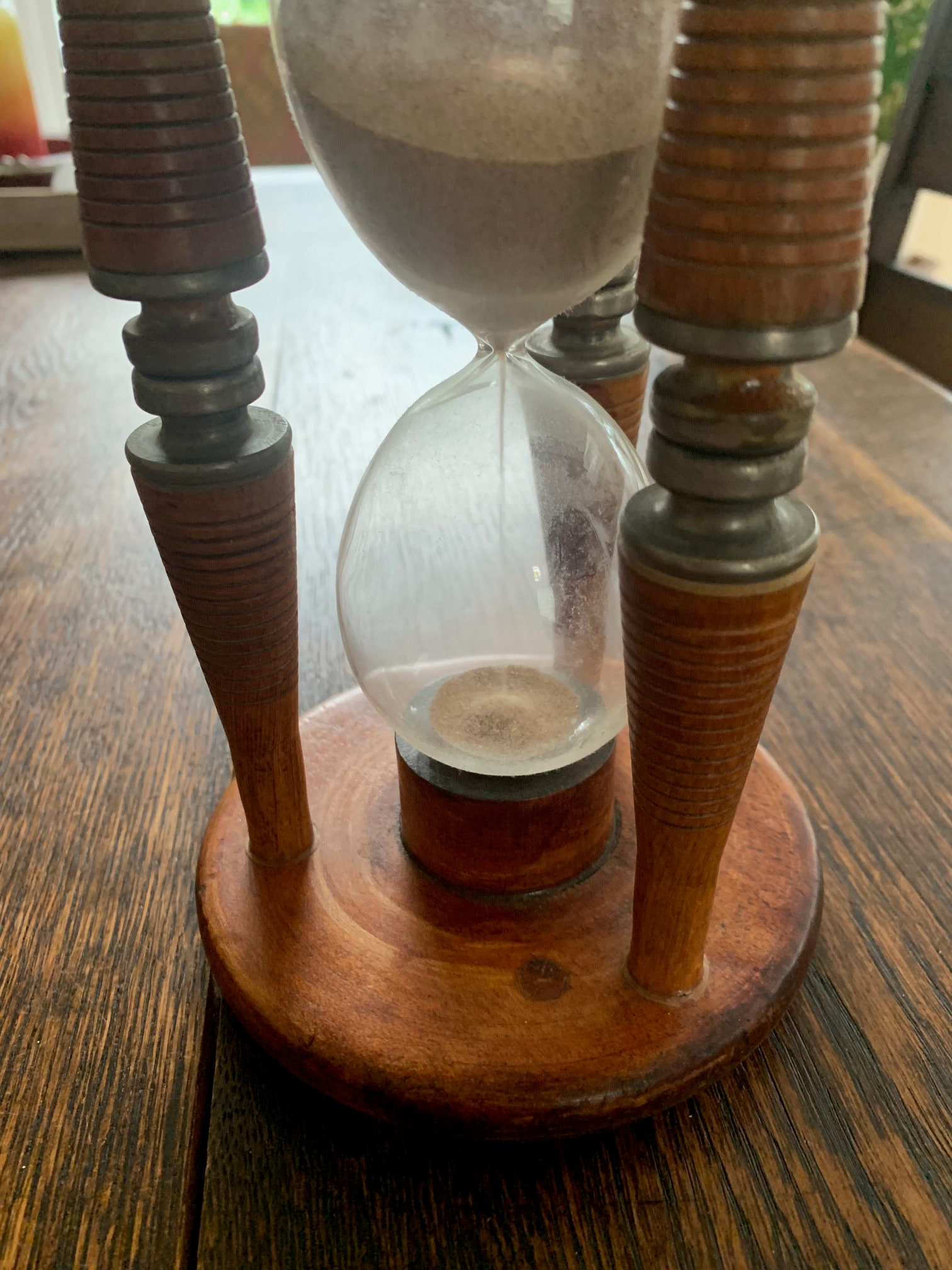Hourglass Made From Old British Spinning Spool Bobbin 19th/20th C - Etsy