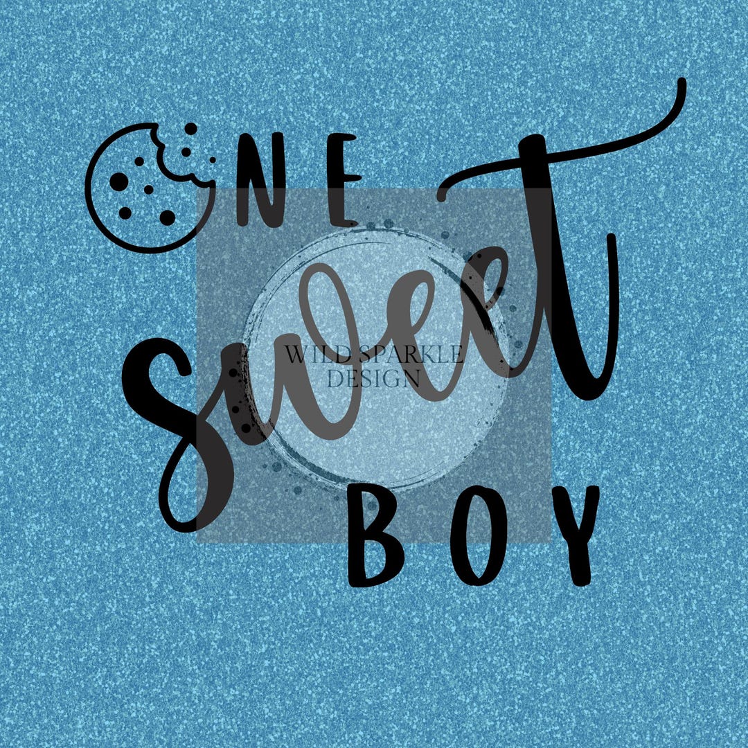1st Birthday One Sweet Boy SVG - Etsy