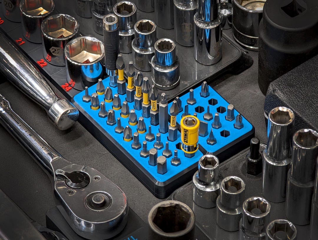 Hex Bit Organizer - Magnetic for Tool Box - Etsy