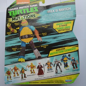 TMNT Teenage Mutant Ninja Turtles Mutations Mix & Match Mikey ...