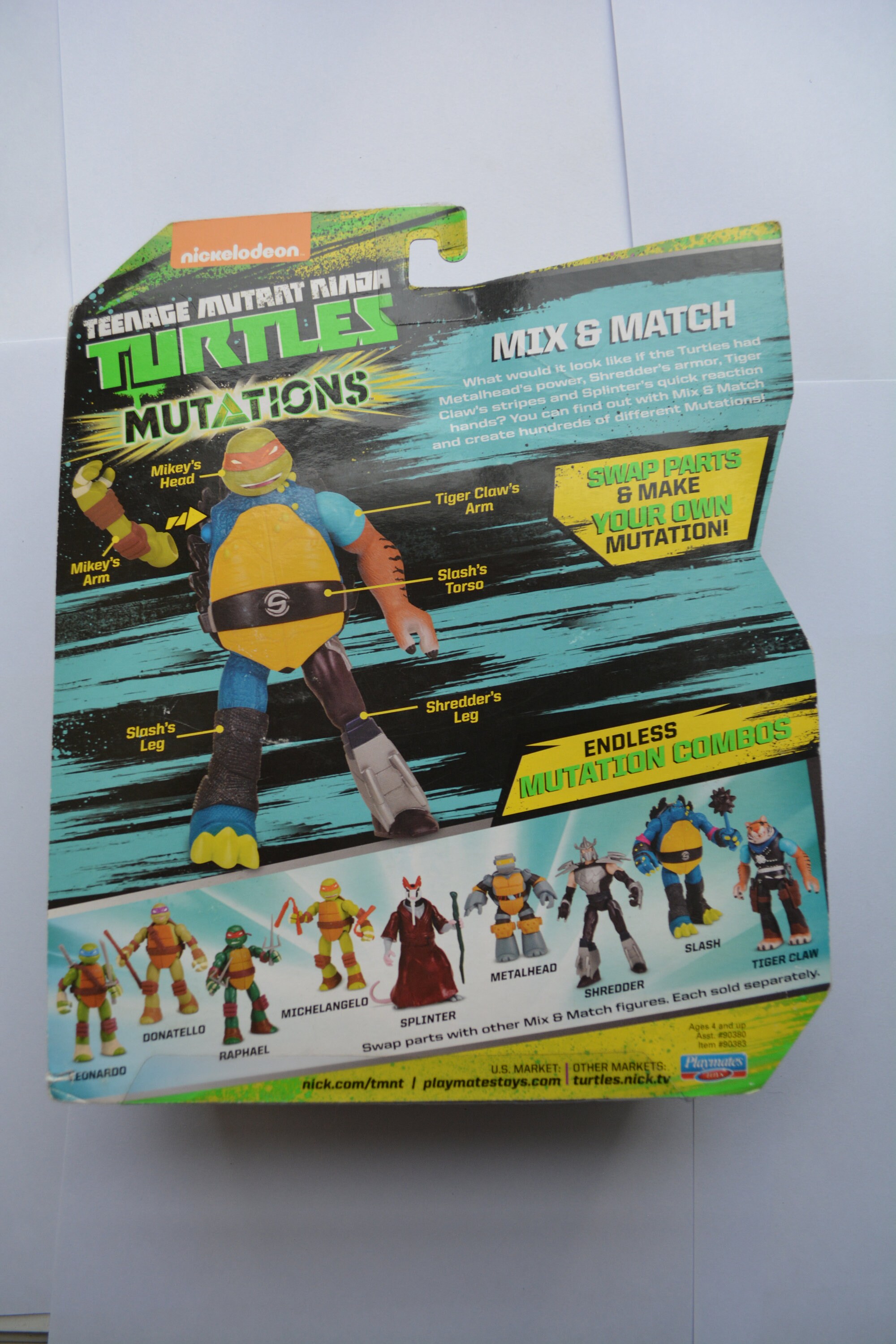 TMNT Teenage Mutant Ninja Turtles Mutations Mix & Match Mikey ...
