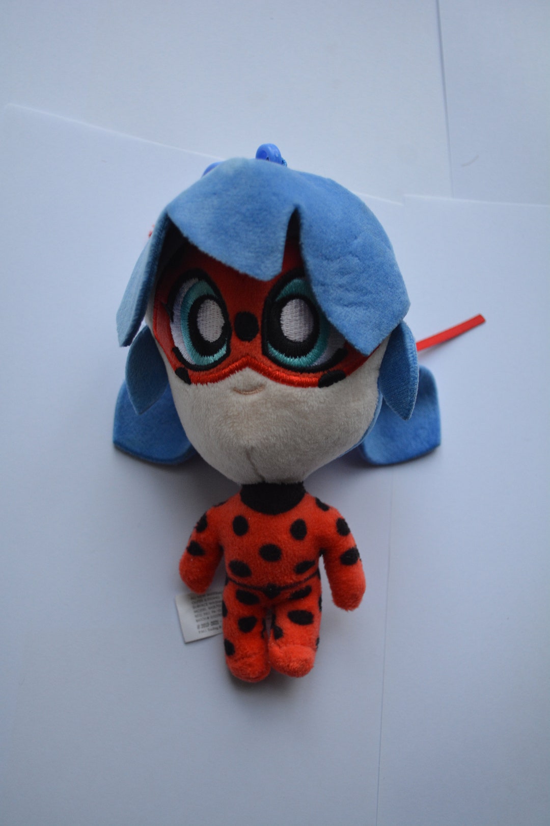 Zag Heroez Miraculous Ladybug Plush Figure Doll Clip Soft Lady Bug Used ...