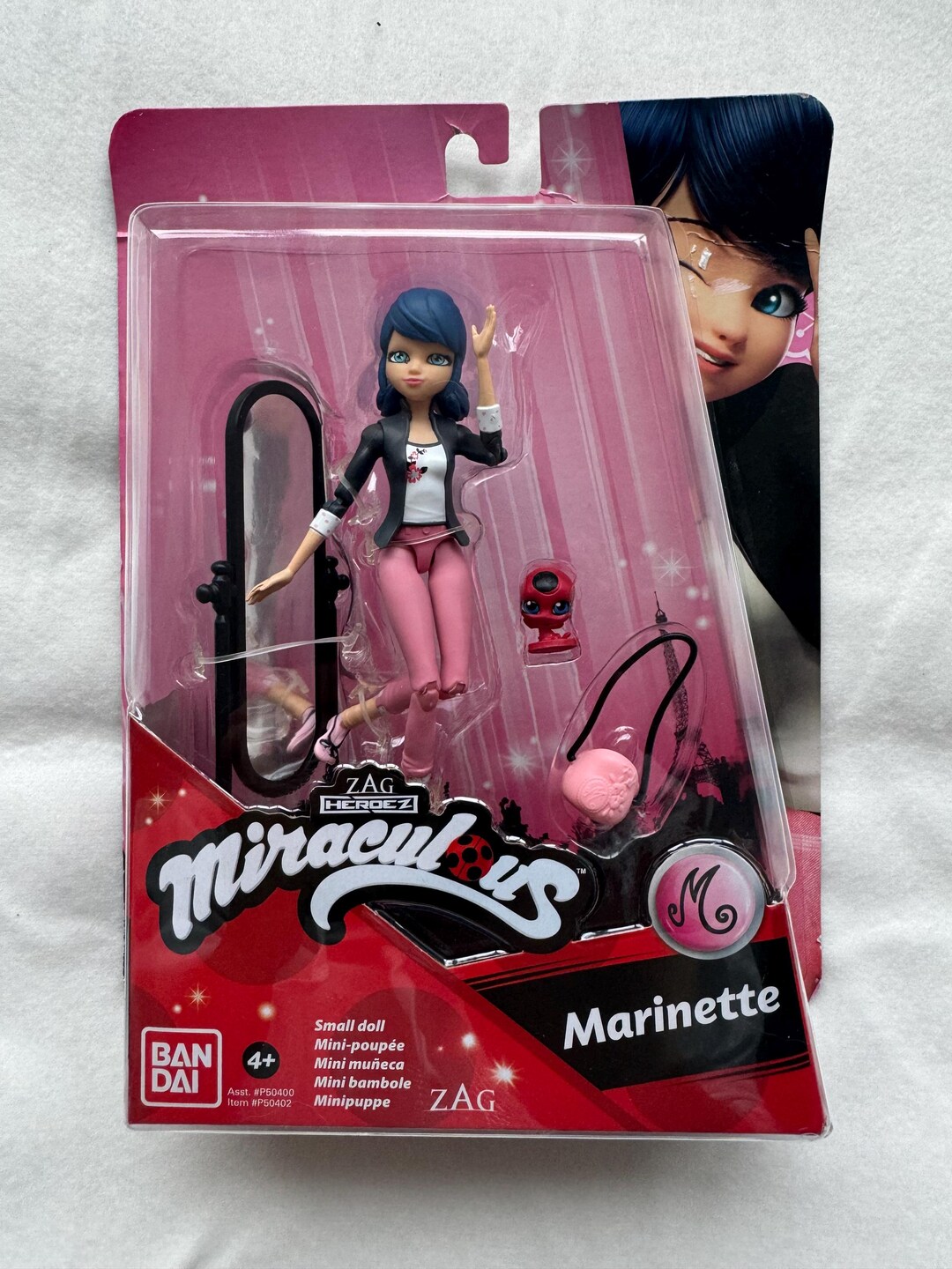 Miraculous Ladybug 12cm Small Doll Figure & Accessories Marinette ...