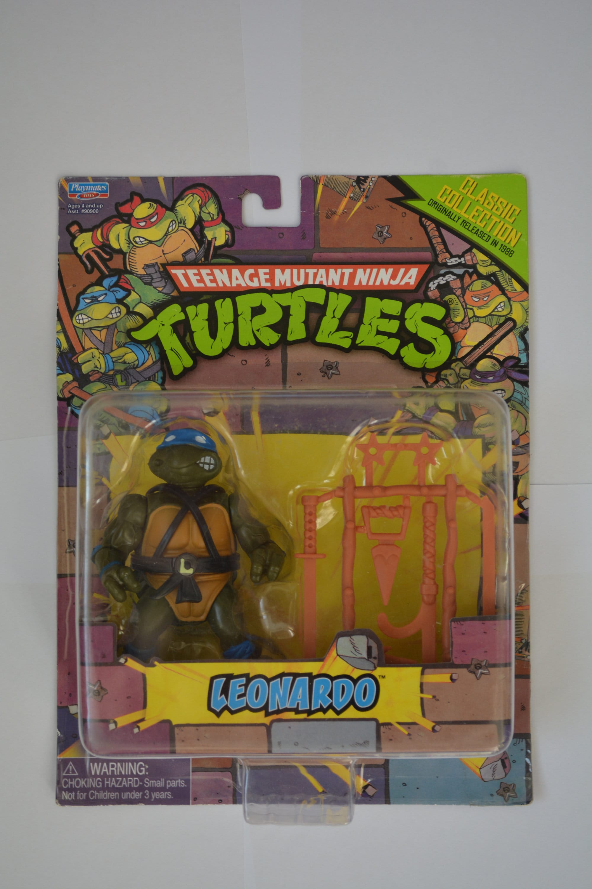 Leonardo TMNT Classic Collection Playmates 2013 Reissue 1988 New ...