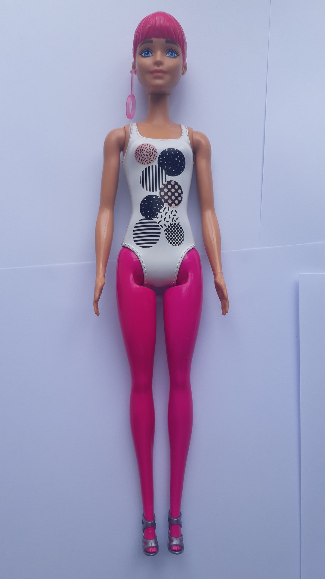 Mattel Color Reveal Fashion Barbie Molded Pink Hair and Legs - Etsy