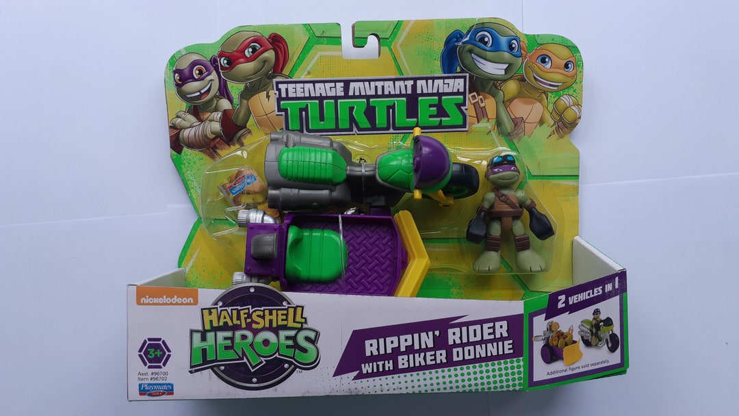 Half-shell Heroes Rippin' Rider With Biker Donnie Teenage Mutant Ninja ...