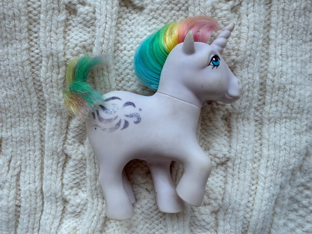 Vintage My Little Pony G1 Windy Rainbow Pony Unicorn 1983 Hasbro Pat ...