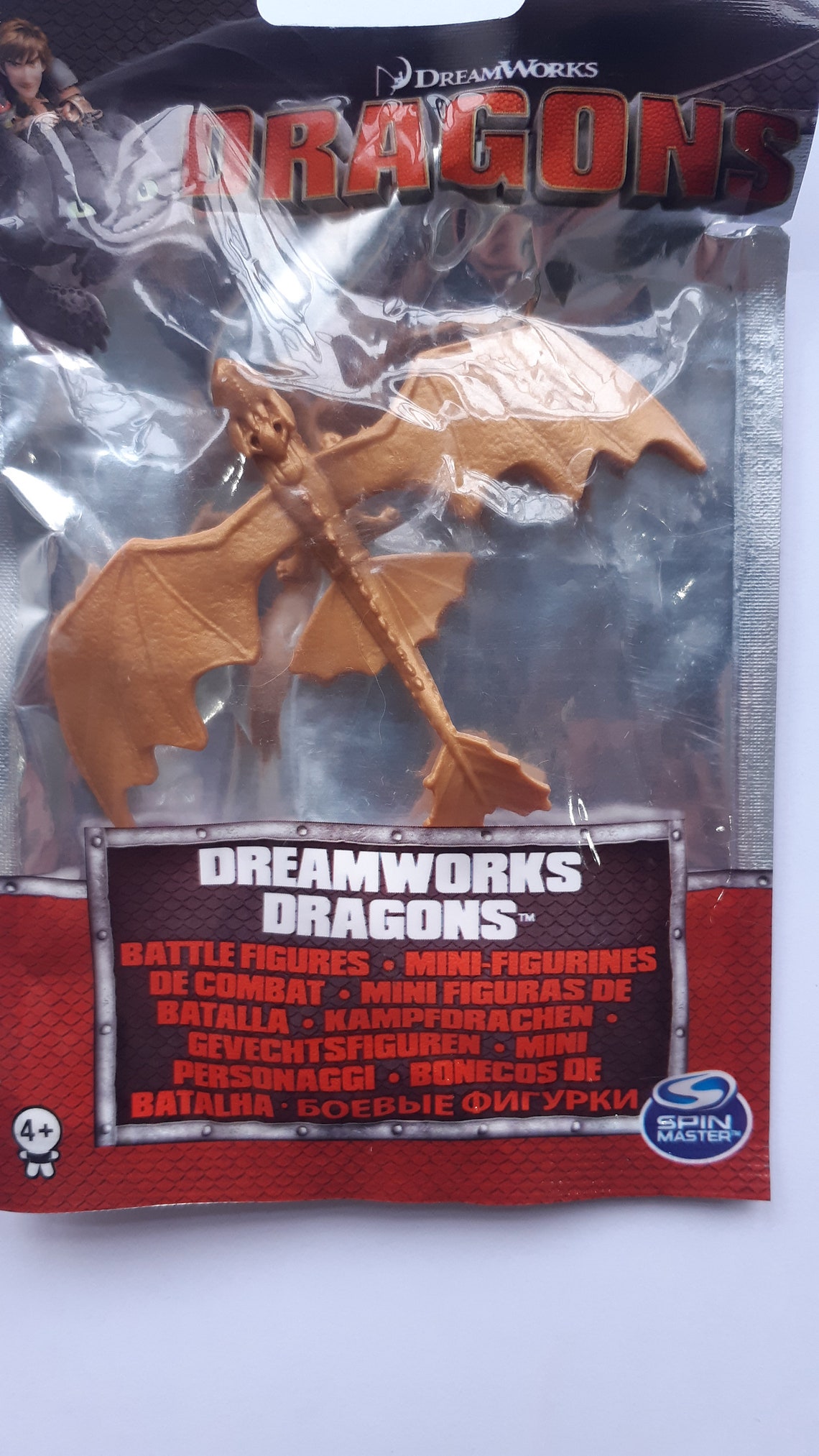 Dreamworks Dragons Mini Battle Figures Toothless Gold Spin - Etsy