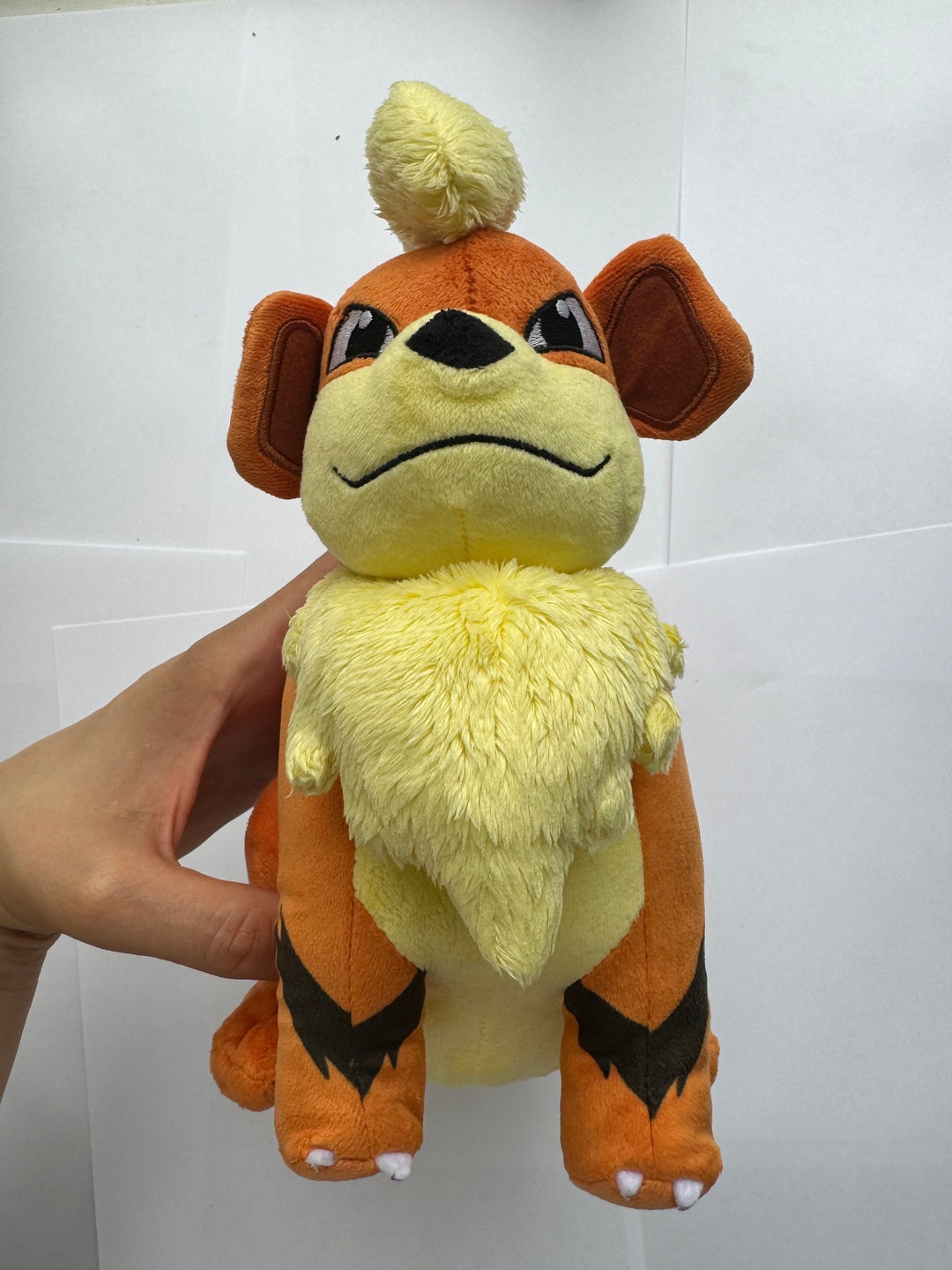 Pokemon Growlithe Plush Stuffed Animal 2019 WCT Wicked Cool Toys About ...