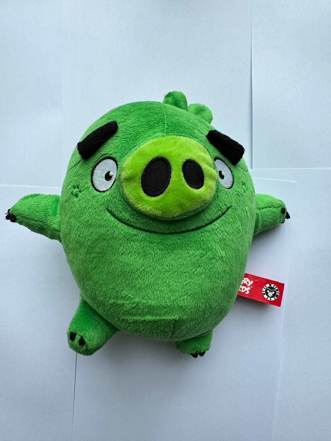 Angry Birds King Pig Green Plush Stuffed Toy Angry Bird Used Please ...