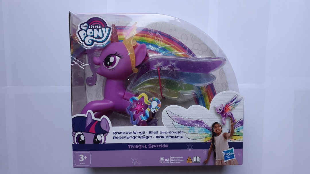 My Little Pony Rainbow Wings Twilight Sparkle Pony Figure With Lights Hasbro E2928 - Etsy