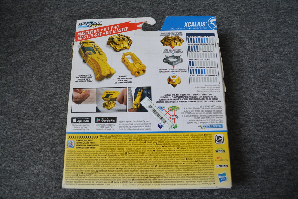 Hasbro Beyblade Burst Xcalius Master Kit Gold C1516 New but - Etsy