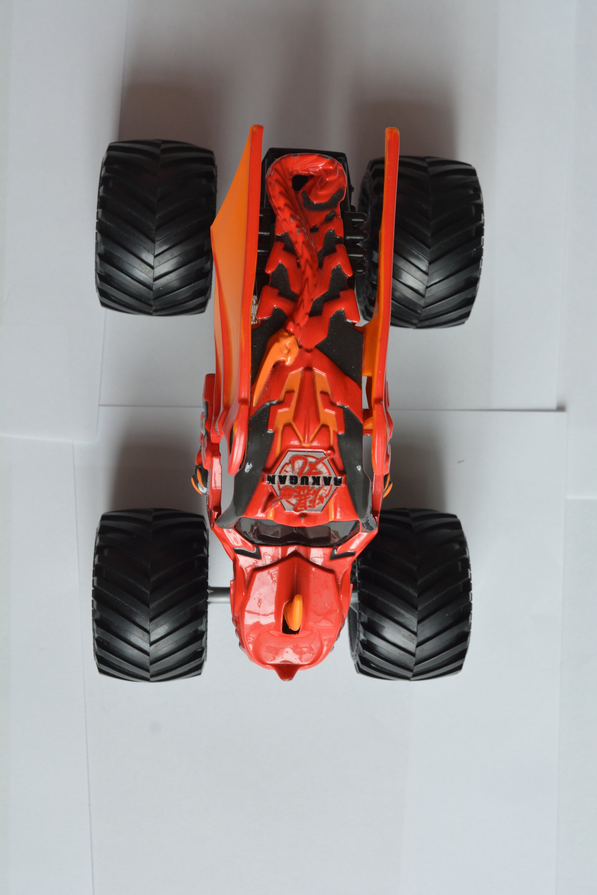 Monster Jam Bakugan Dragonoid Red Dragon Monster Truck Used Please Look ...