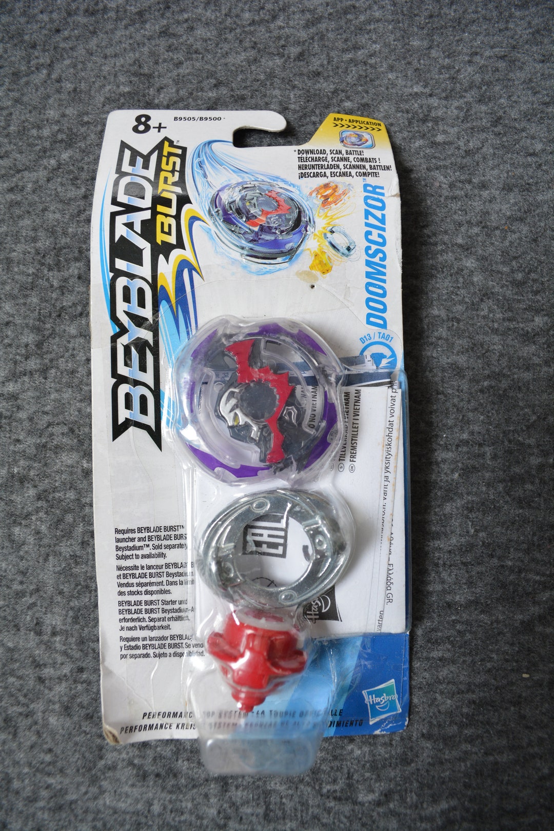 Beyblade Burst Single Top Packs Doomscizor B9505 B9500 Hasbro New ...