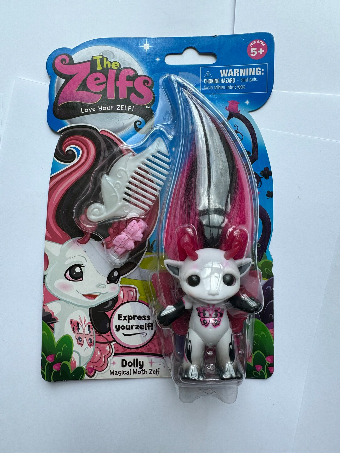The Zelfs Limited Edition DOLLY Magical Moth Zelf Troll Moose Toy New ...