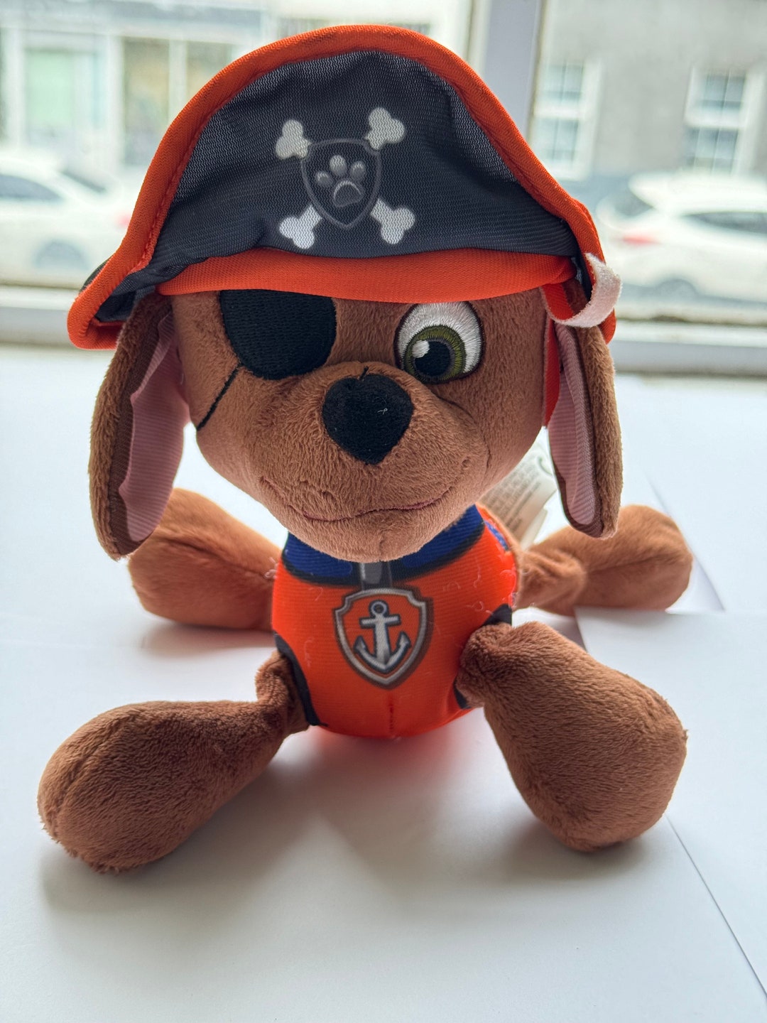 Zuma Dog Puppy Paw Patrol Pirate Plush Stuffed Animal Spin Masters Used ...