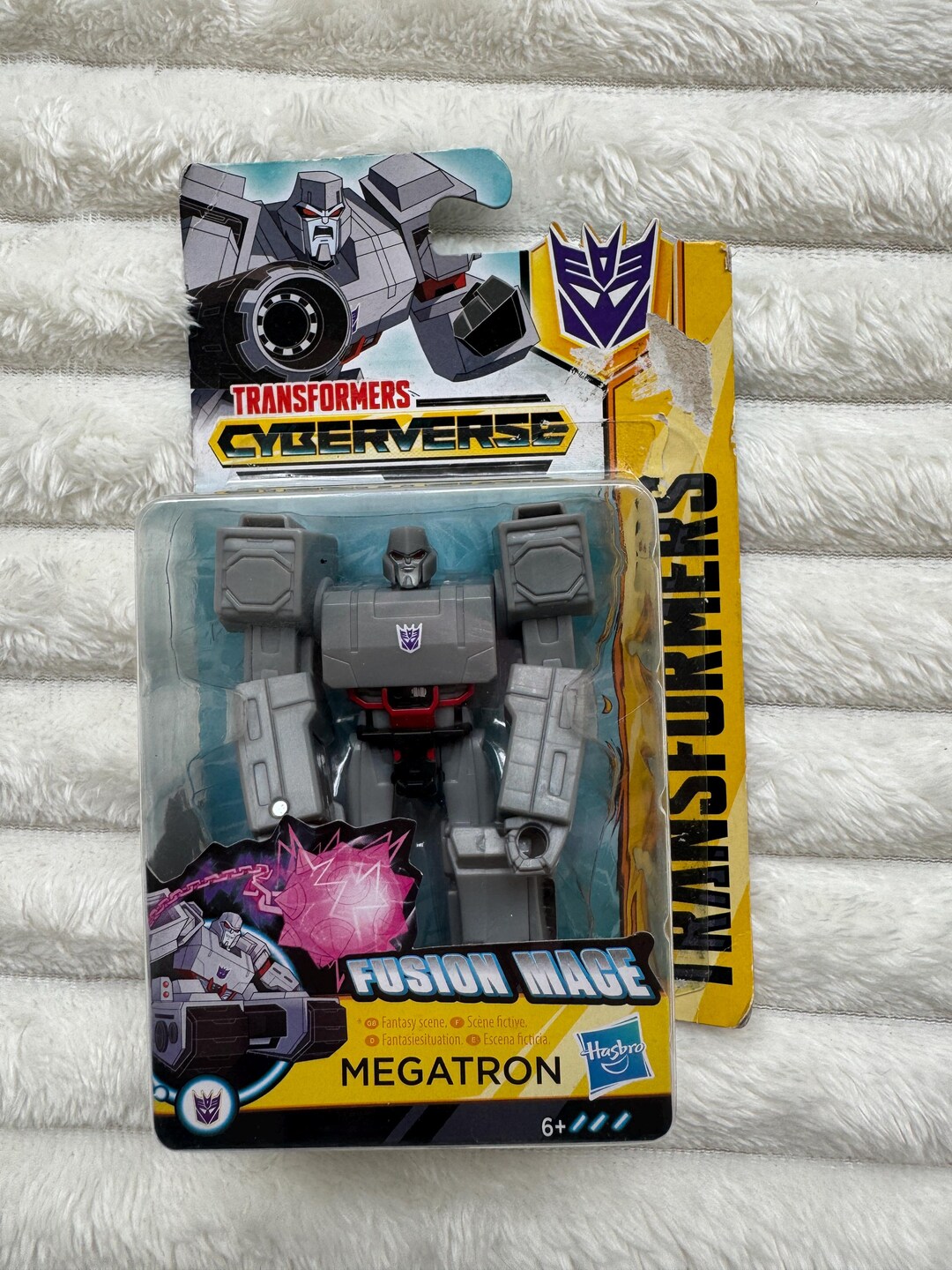 Transformers Cyberverse Scout Class Megatron Fusion Mace New DAMAGED ...