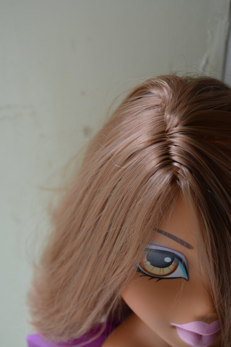 MGA Bratz Yasmin Light Brown Hair Styling Head Purple Star Base 2002 ...