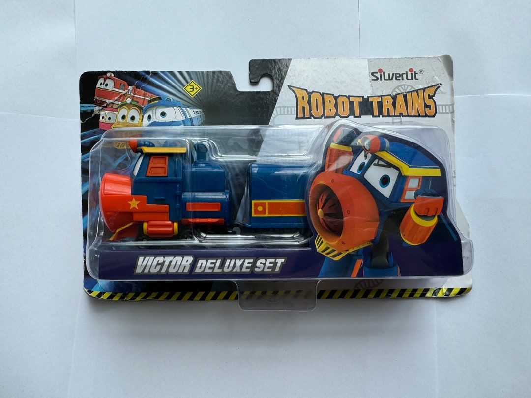 Robot Trains Victor Deluxe Set New the Pack is Damaged Please Look at ...