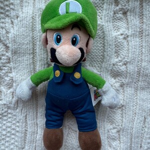 Super Mario Bros Luigi Plush Soft About 25cm Nintendo Simba Used Please ...
