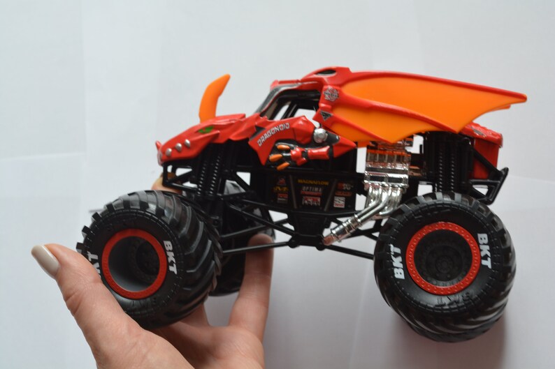 Monster Jam Bakugan Dragonoid Red Dragon Monster Truck Used Please Look ...