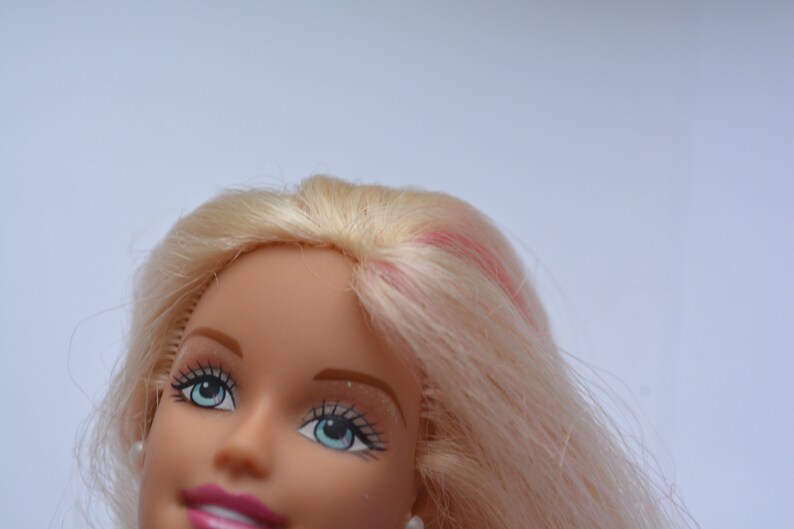 Barbie Mattel Body 1999 Head 1998 Bond Red Hair Used Damaged Hands and ...