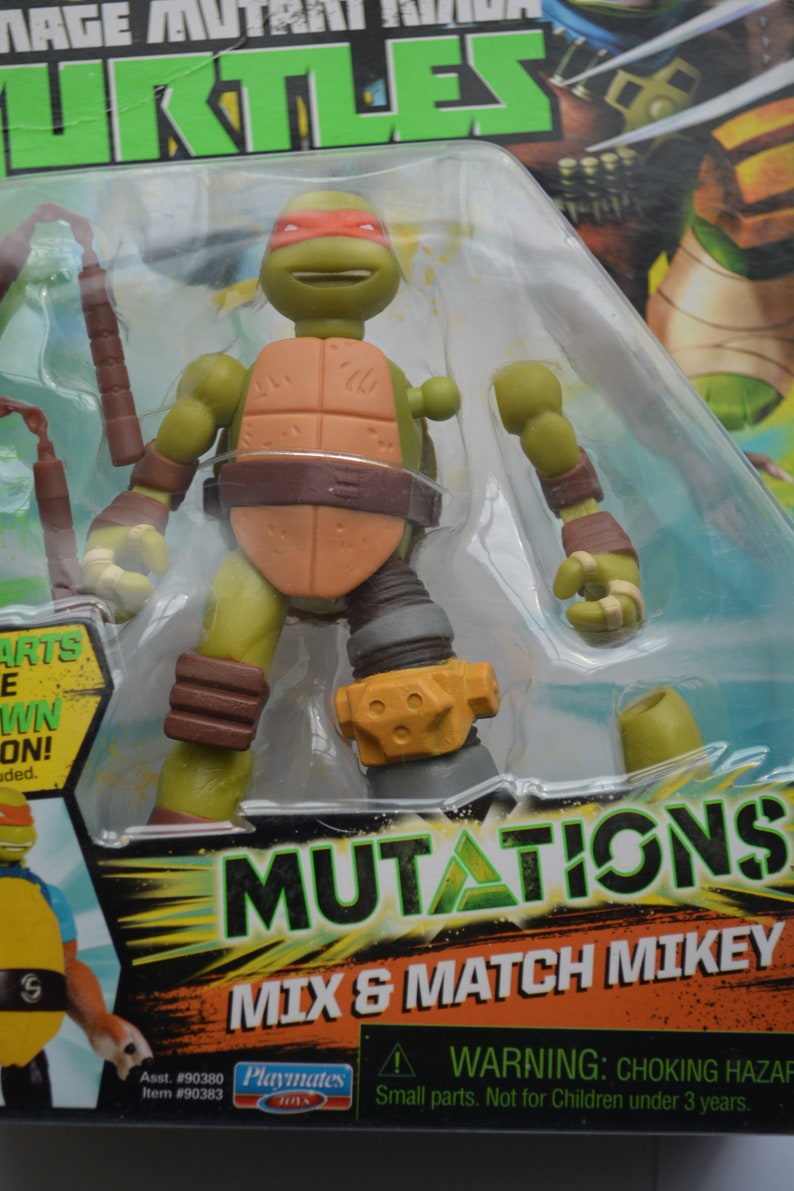 TMNT Teenage Mutant Ninja Turtles Mutations Mix & Match Mikey ...