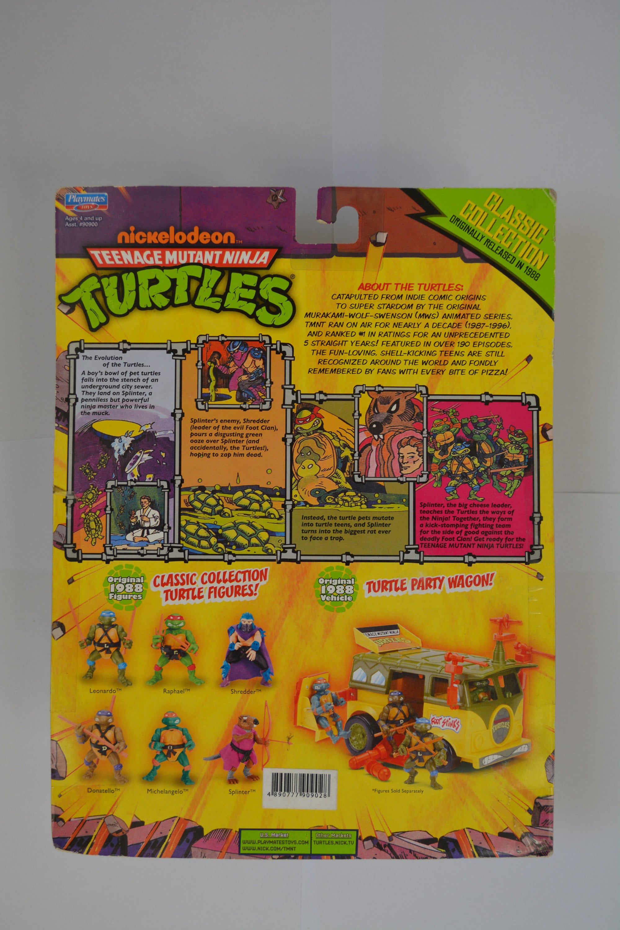 Leonardo TMNT Classic Collection Playmates 2013 Reissue 1988 New ...