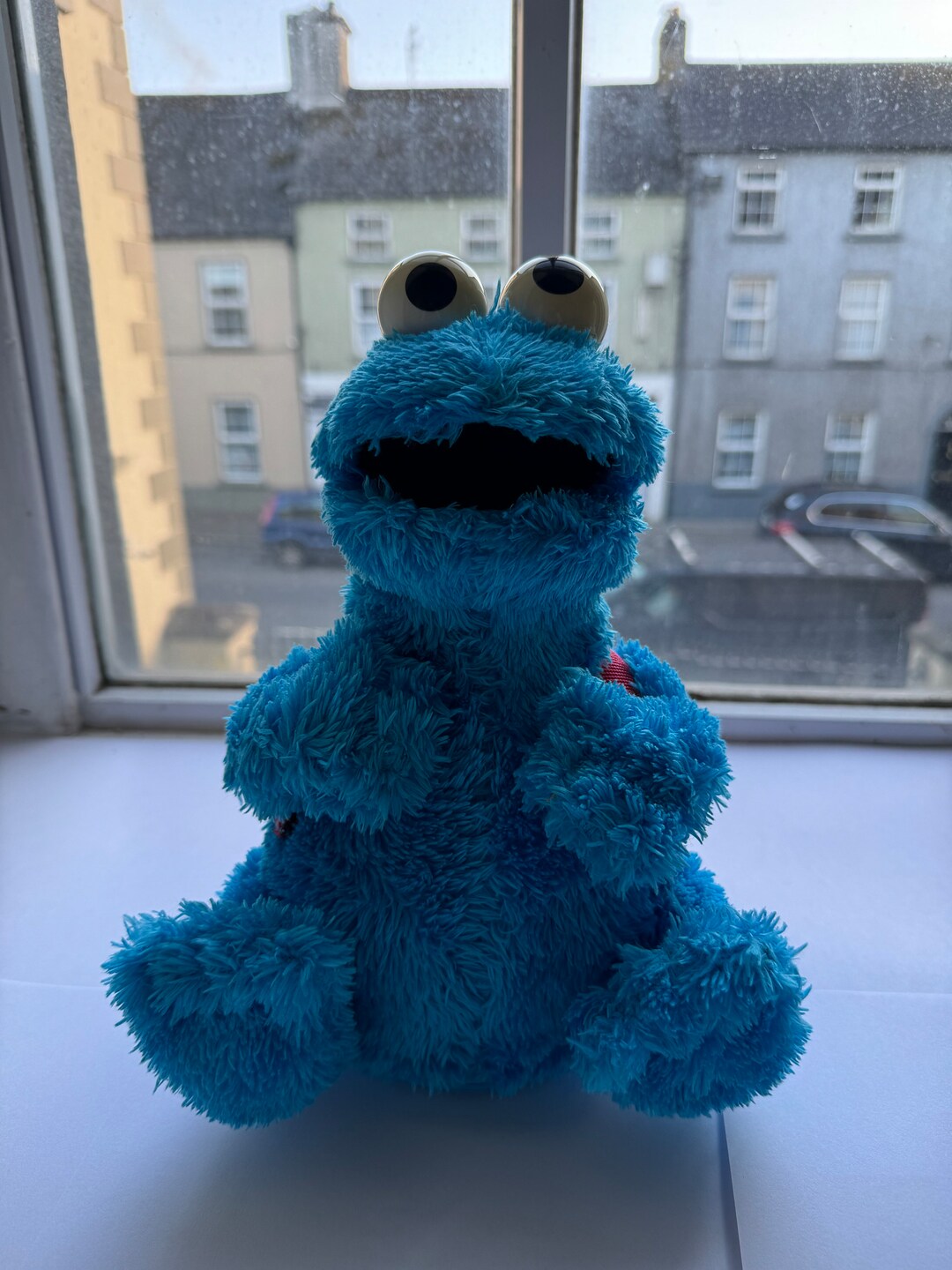 Sesame Street Count N Crunch Cookie Monster Money Box Talking Toy Used ...