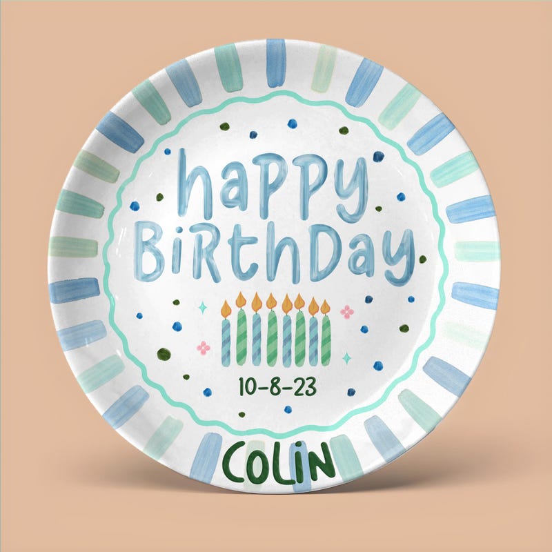 Personalized Paint Plate - Etsy