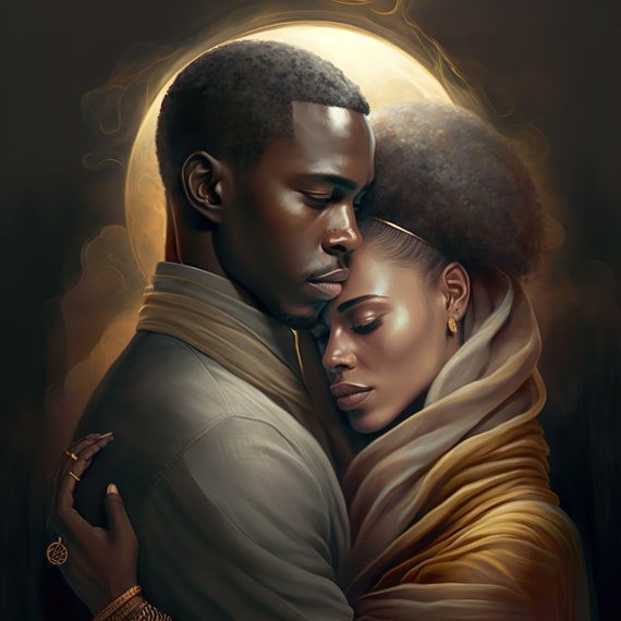 African American Romance Art