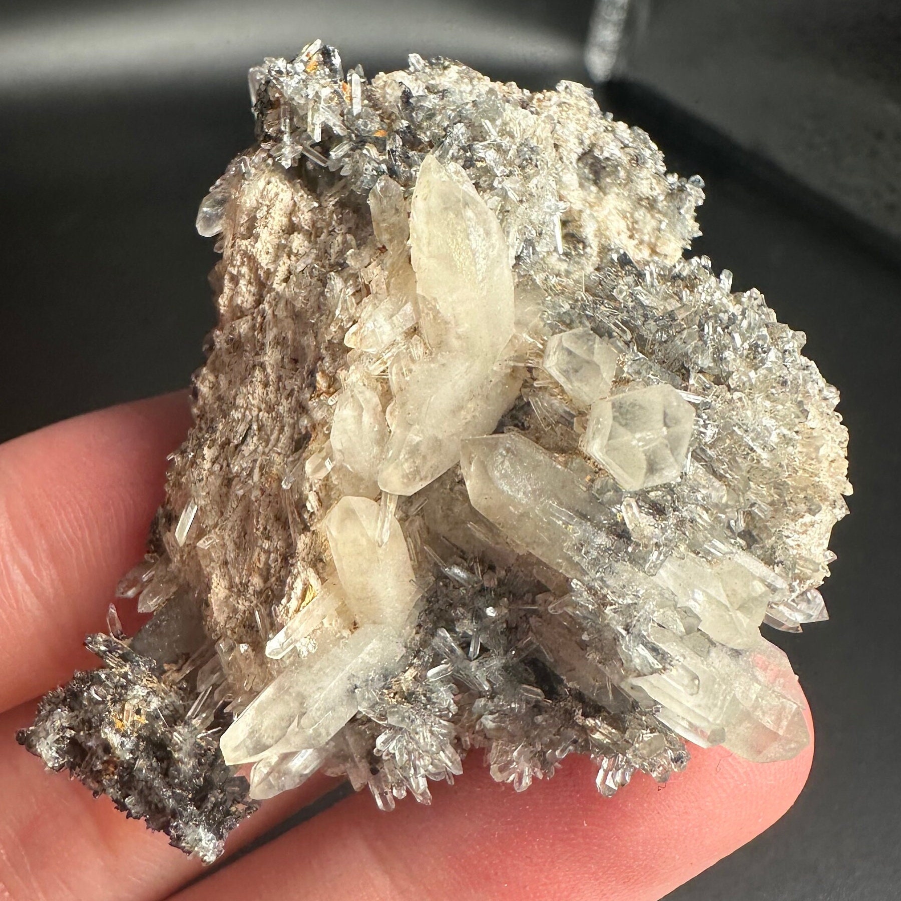 RARE Lattice Quartz Parallel Quartz on Feldspar With Blue - Etsy
