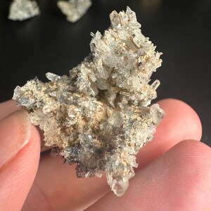 RARE Lattice Quartz, Parallel Quartz on Feldspar With Blue Inclusions ...