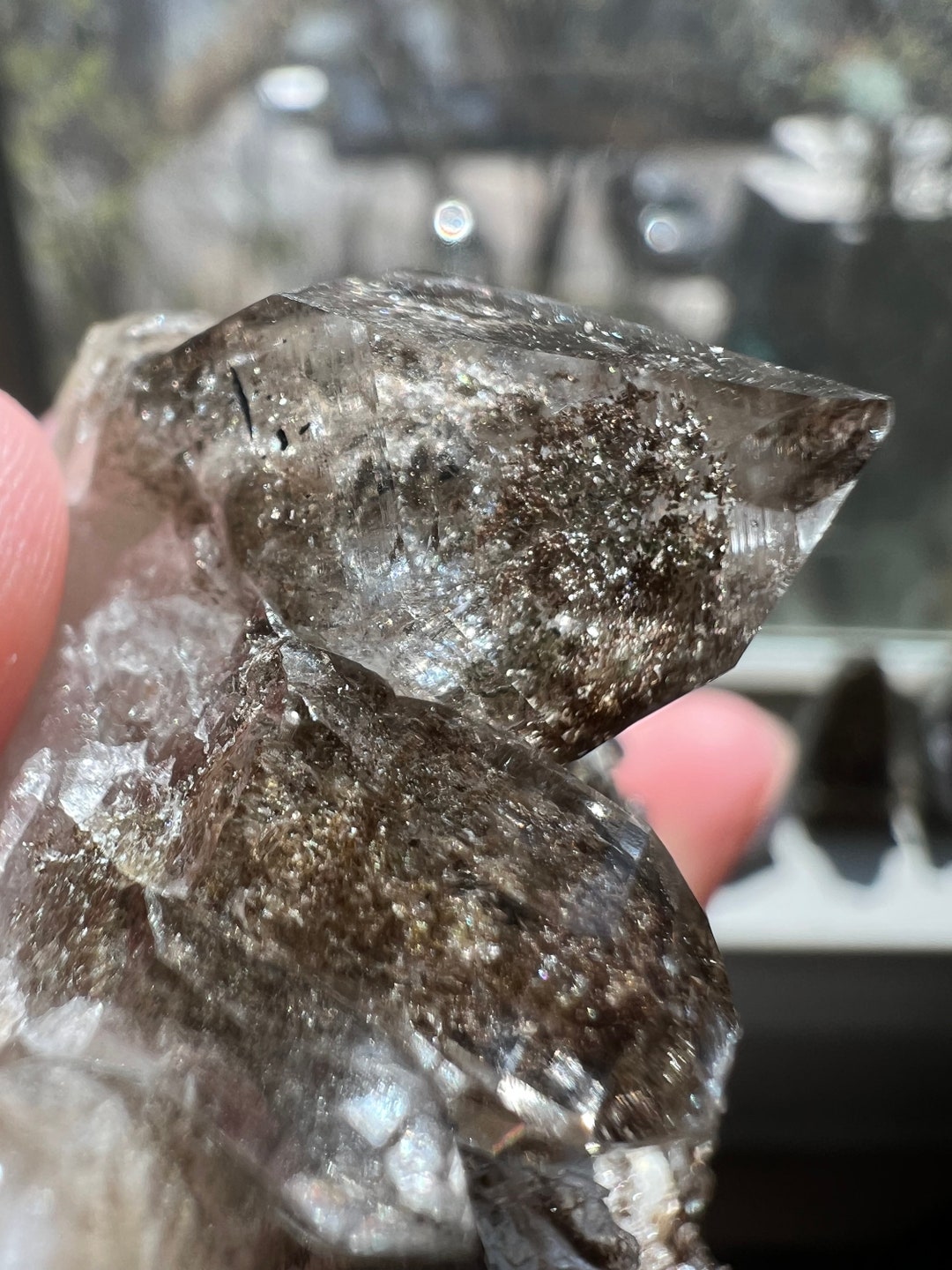 Quartz Cluster With Chlorite Inclusions - White Mountains, Inyo County ...