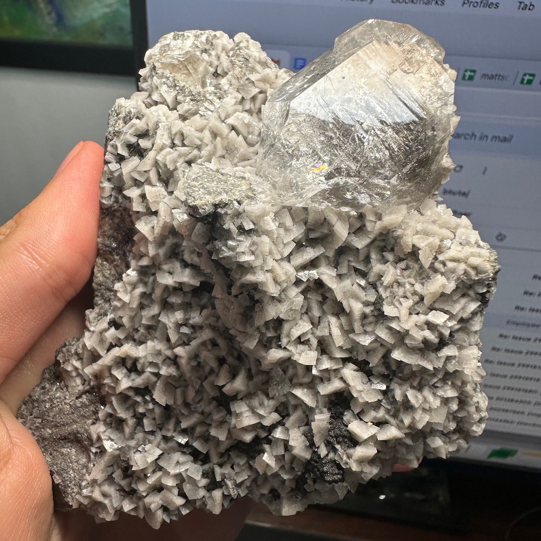 Herkimer Diamond Quartz on Dolomite Matrix - Large Cabinet ...