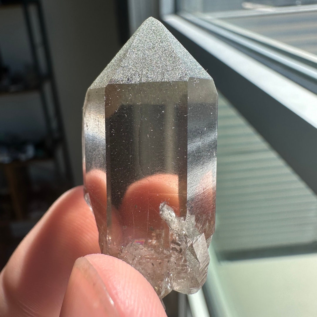 Quartz With Chlorite Termination Optical Clarity, Great Smoky Color ...